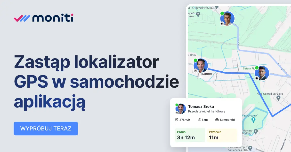 Monitoring GPS Zespołu Terenowego. Najlepsza Aplikacja w 2025 | Moniti