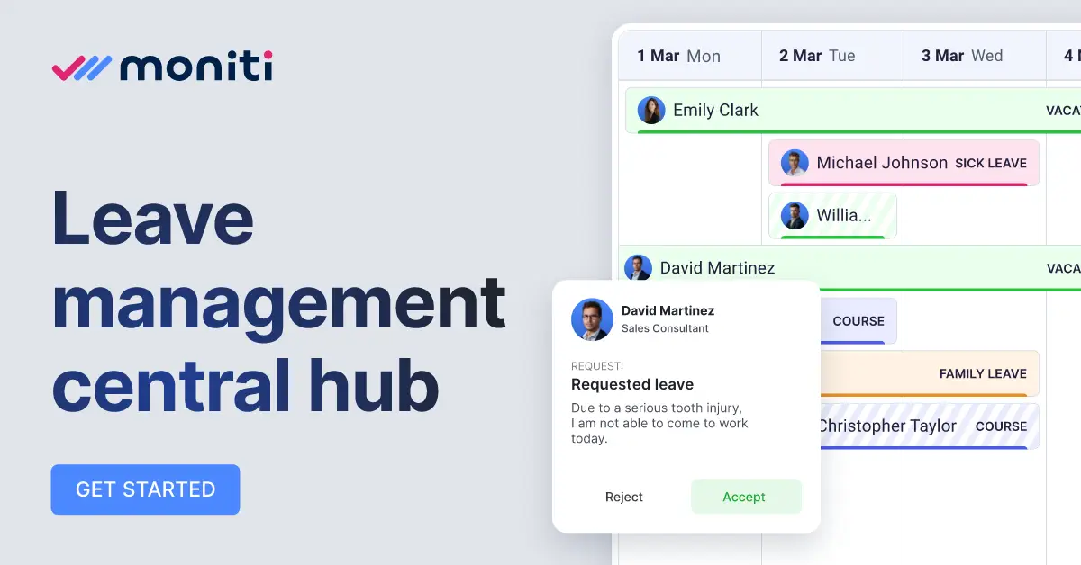 App for Managing Employee Paid Time Off in 2025 | Moniti